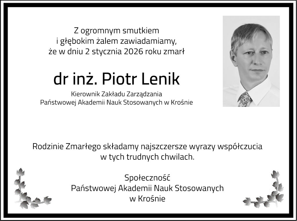 Zmarł Piotr Lenik, były dyrektor Szpitala Wojewódzkiego w Krośnie ...